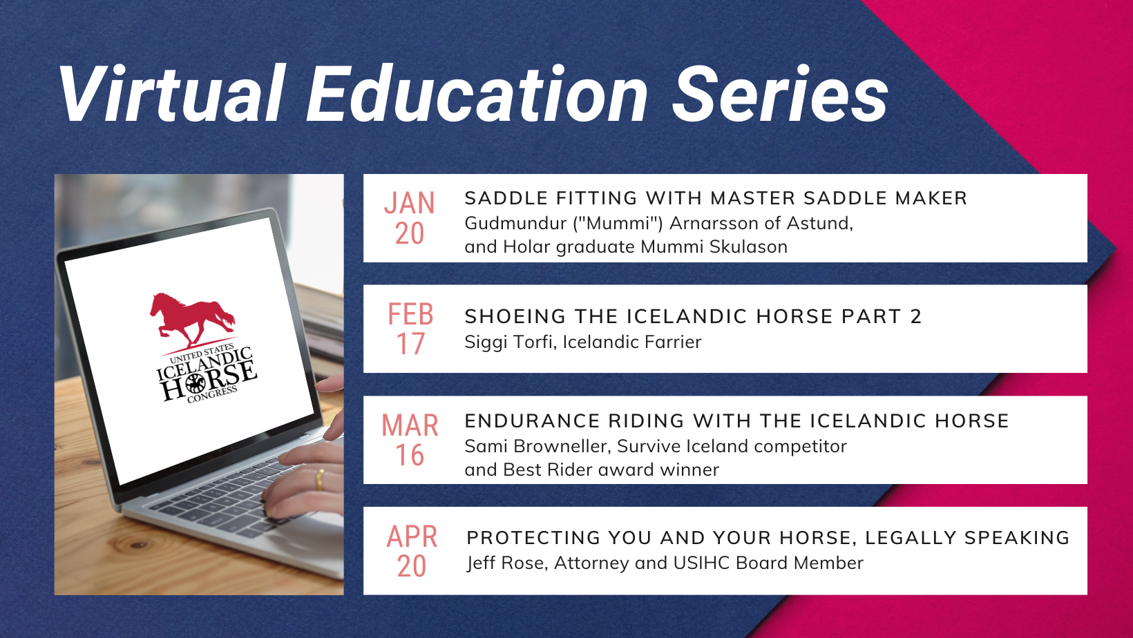 2024 Virtual Education Series — Icelandic Horse Congress